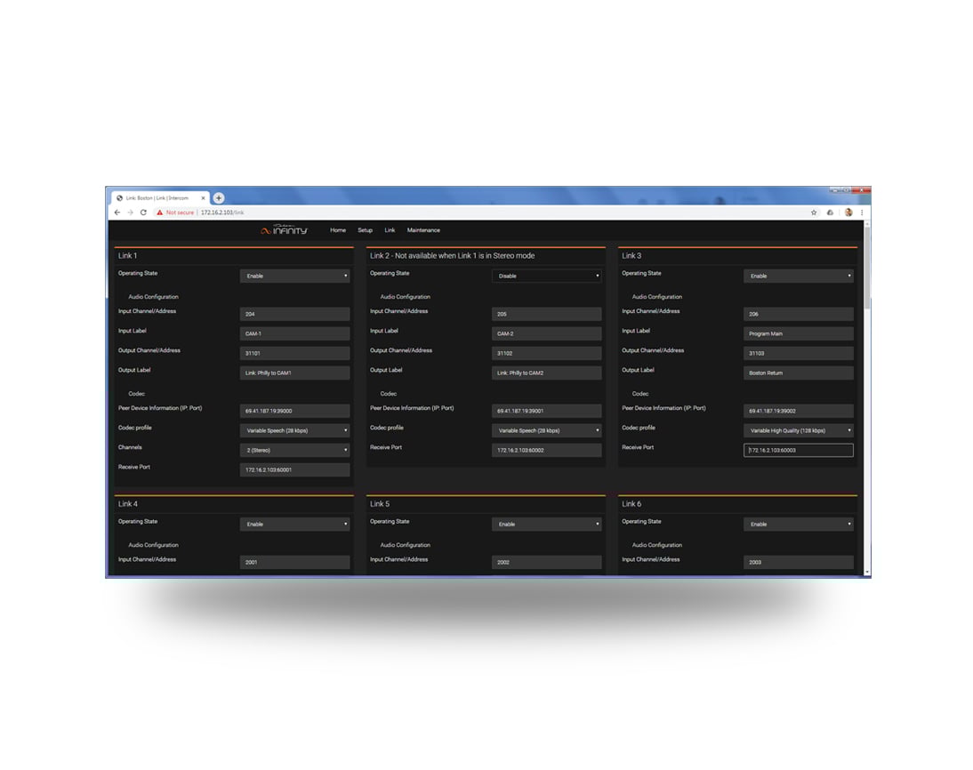 Telos Infinity IP Intercom Systems | Telos Alliance